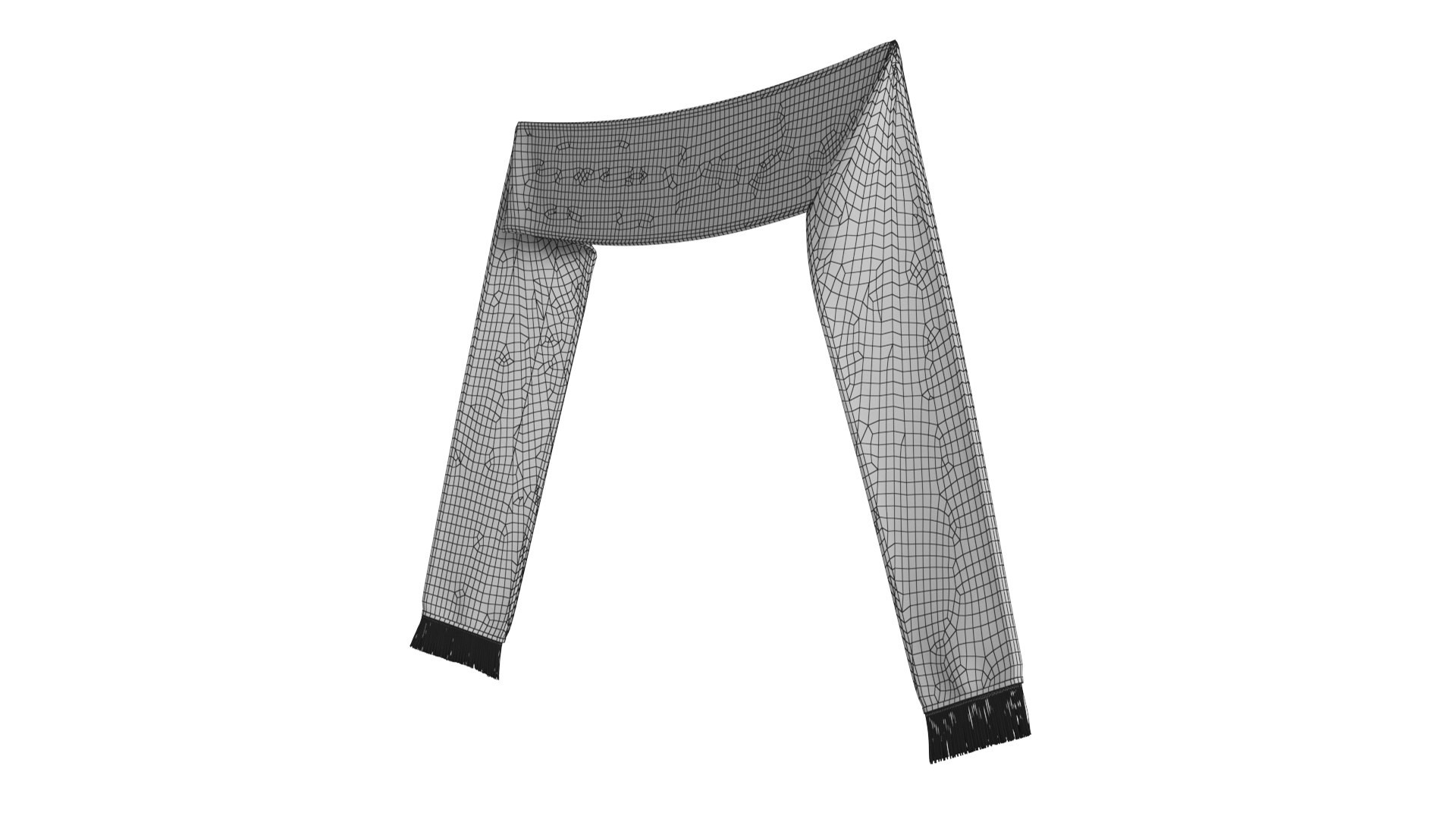 3D Football Fan Scarf 05 - TurboSquid 2151135