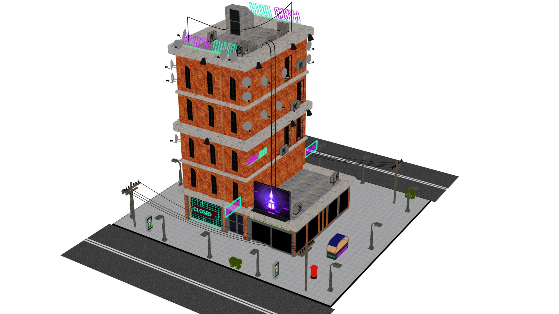 Building Small 3D Model - TurboSquid 1485732