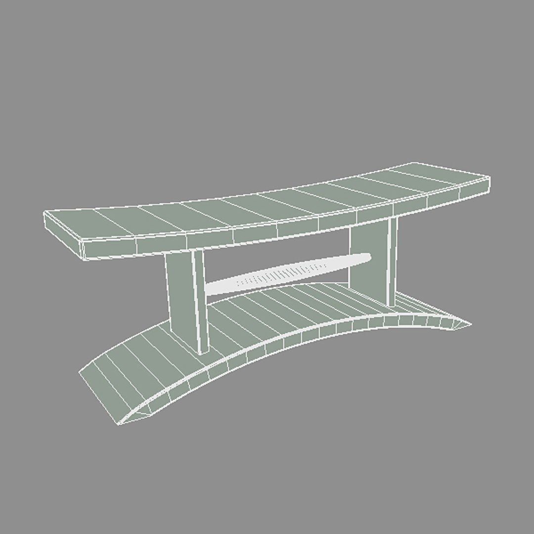 3ds Max Japanese Pod Benches