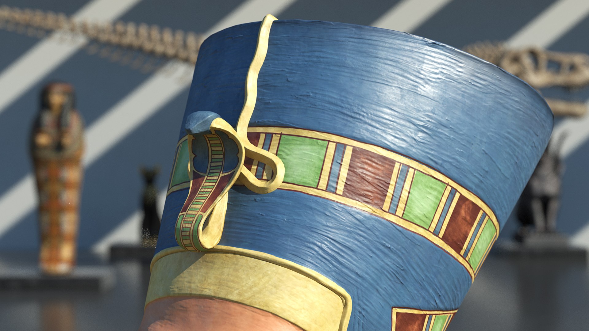 3D model Pharaoh Heads Collection - TurboSquid 2094985