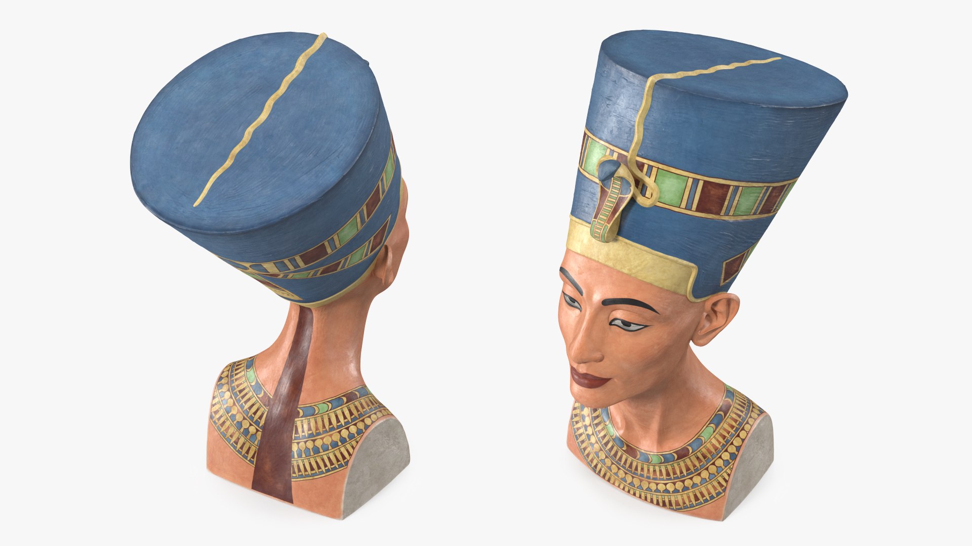 3D Model Pharaoh Heads Collection - TurboSquid 2094985