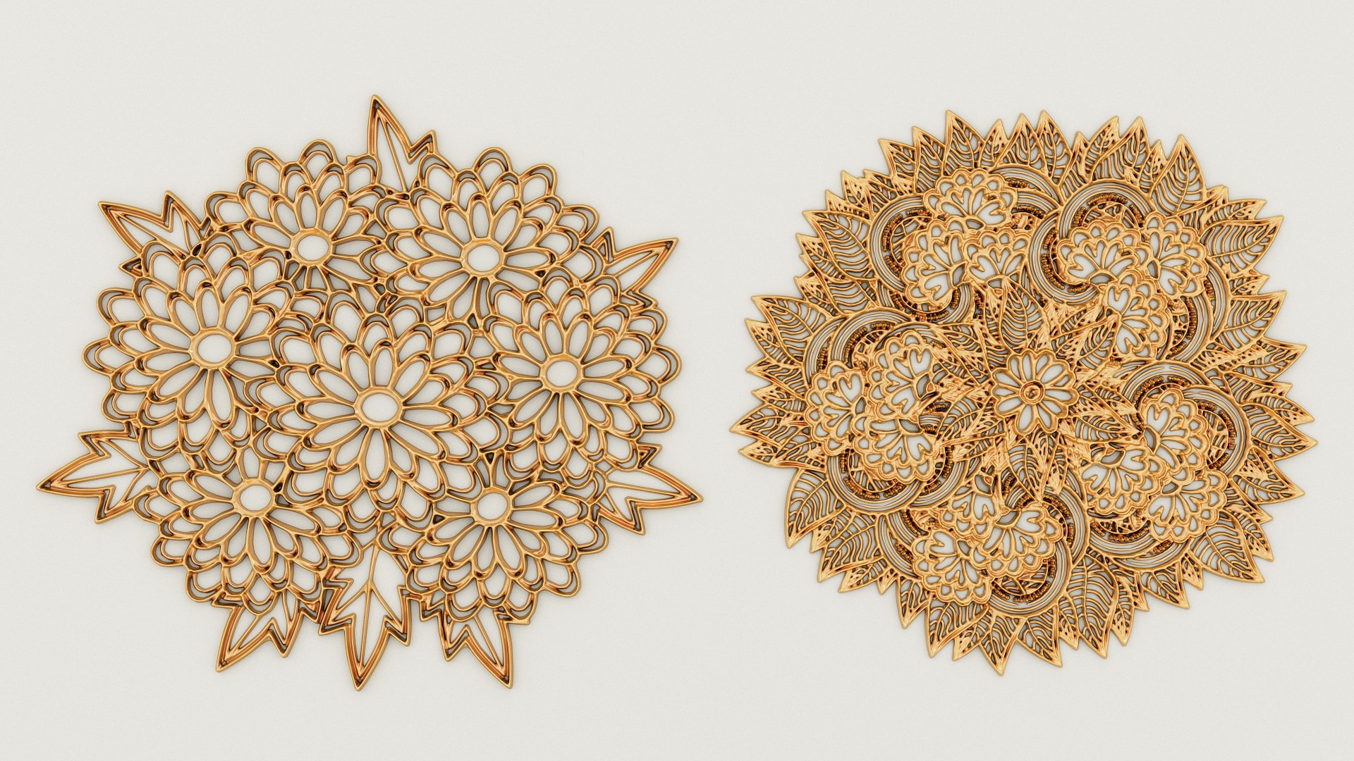 Decorative Patterns Elements 3D - TurboSquid 1344198