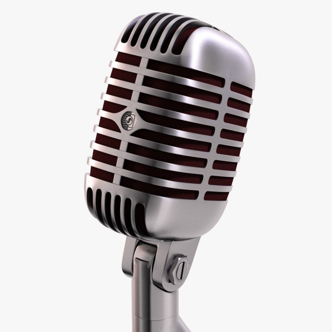 Realistic Shure Microphone Mic C4d