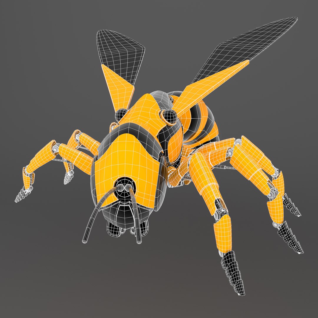 3D Robot Wasp - TurboSquid 2044729