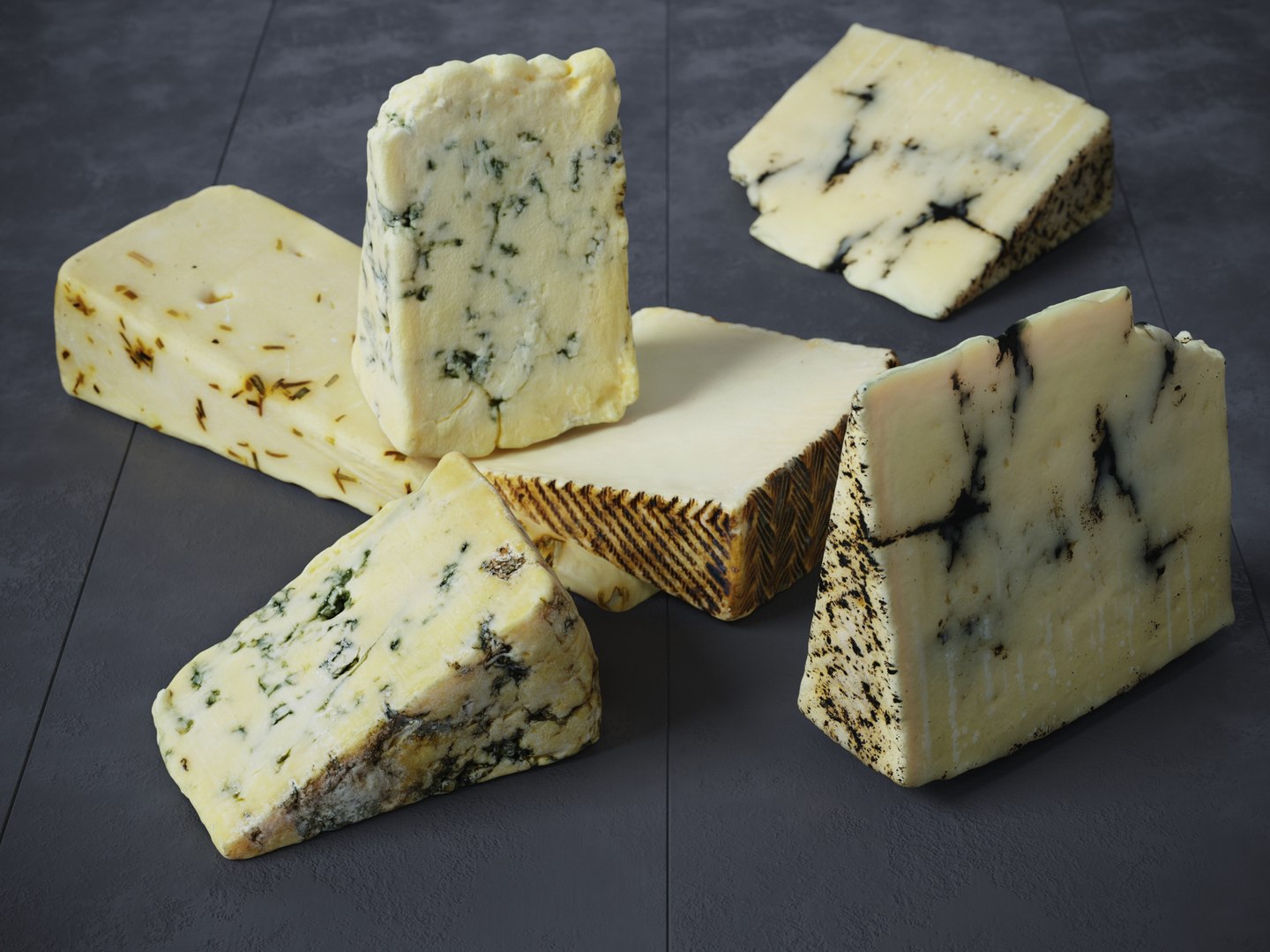 3D Cheese Vol 01 Model - TurboSquid 2093167