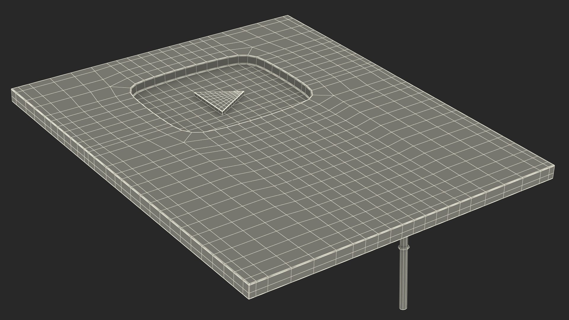 Golden Youtube Button 3D Model - TurboSquid 2163575