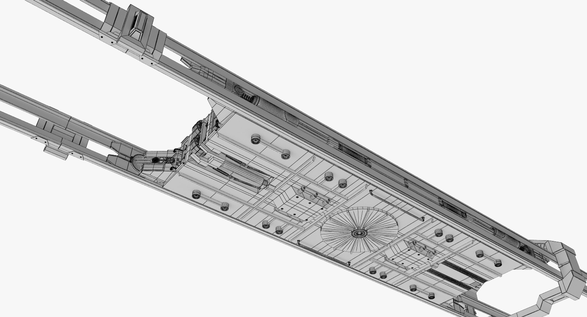 3d Max Cargo Train Sci-fi