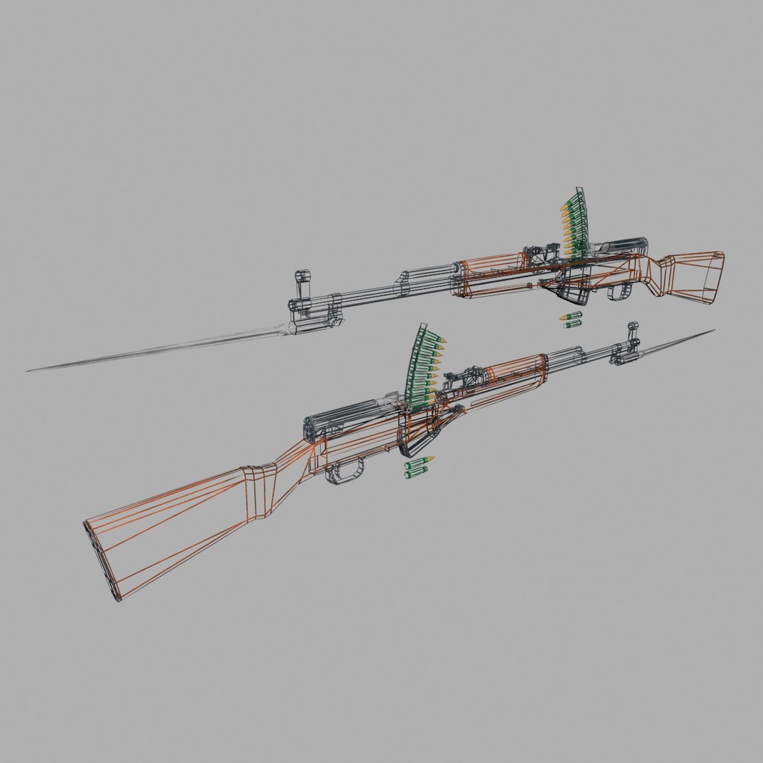 Type 56 Rifle Sks 3D - TurboSquid 1483877
