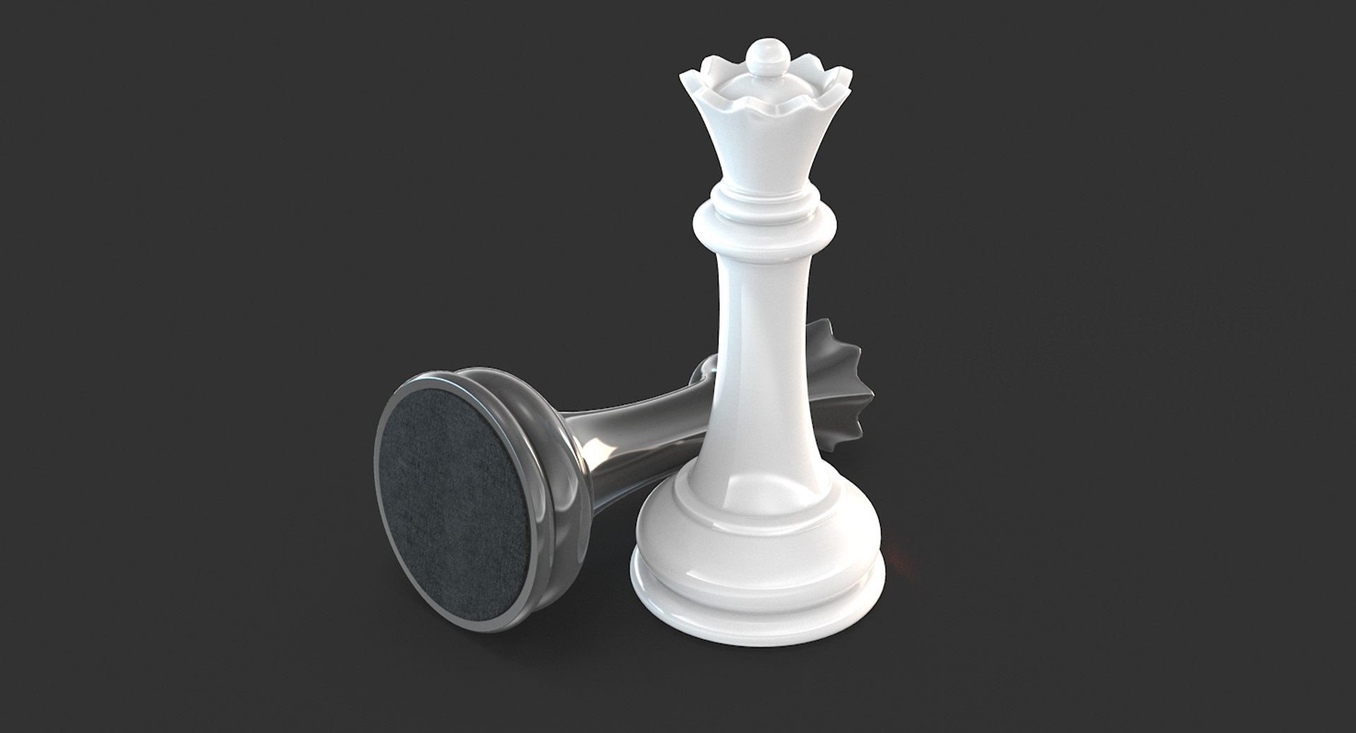 Chessmen Queen Chess 3D Model - TurboSquid 1431176