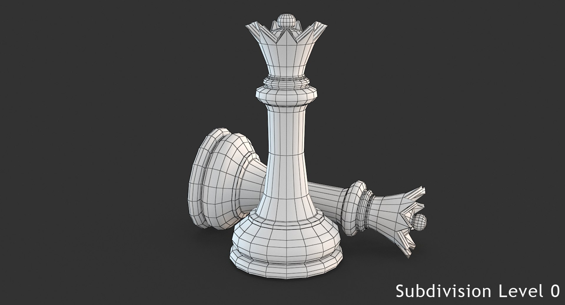 Chessmen Queen Chess 3D Model - TurboSquid 1431176
