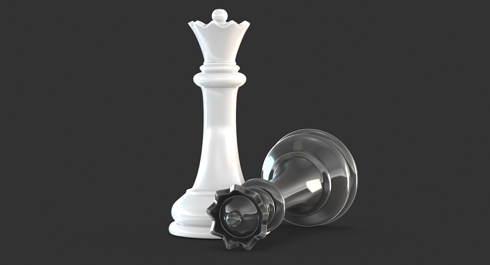 Chessmen Queen Chess 3D Model - TurboSquid 1431176