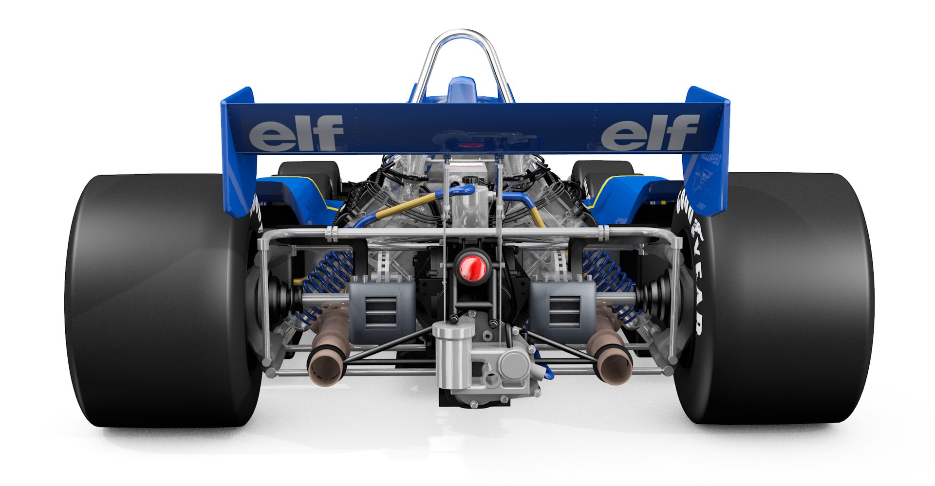 Formula 1 Tyrrell Six Wheeler 3D Model - TurboSquid 2303730