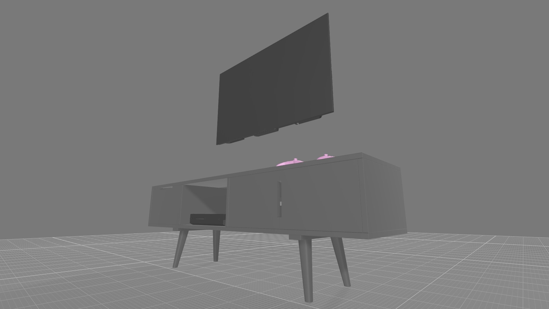 TV Stand 3D Model - TurboSquid 1981886