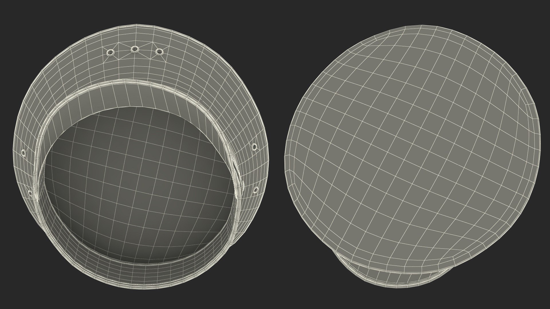 3D Model Police Officer Service Cap - TurboSquid 2212264