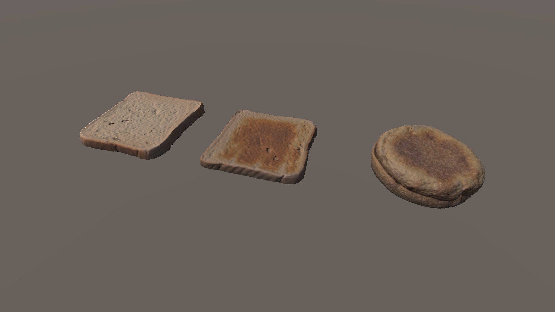 3D Scanned Toasts - TurboSquid 1963199