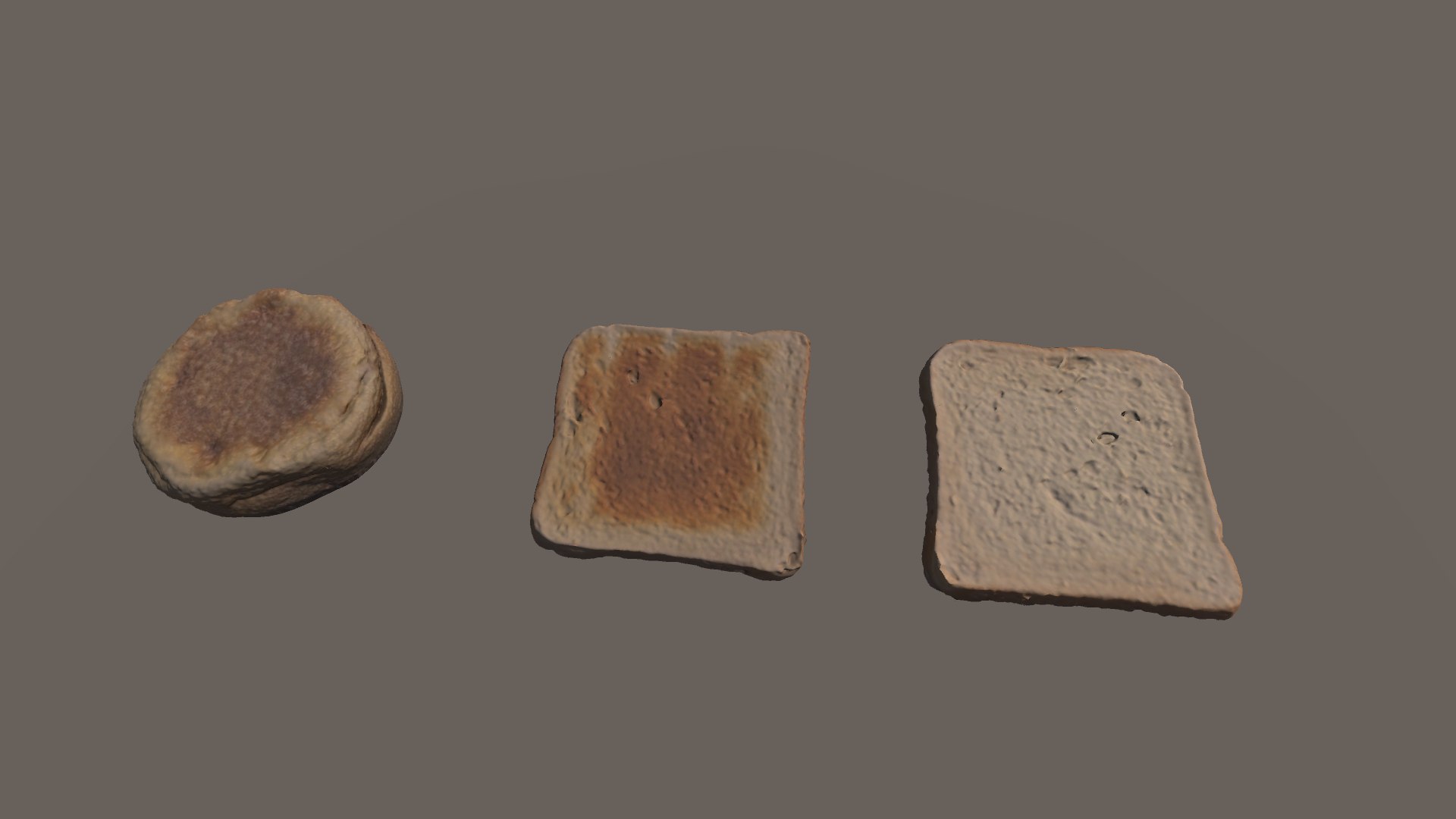 3D Scanned Toasts - TurboSquid 1963199