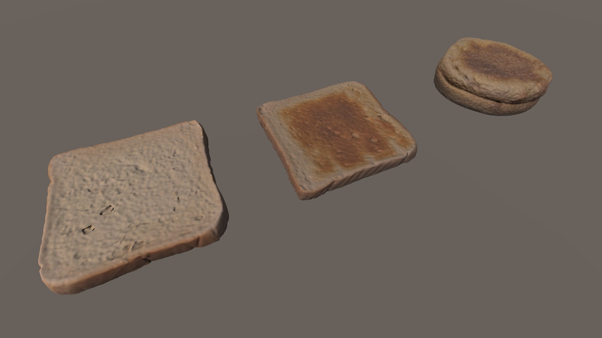 3D Scanned Toasts - TurboSquid 1963199