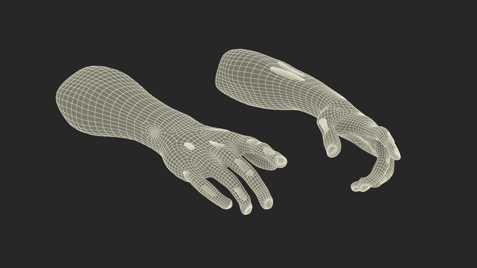 Horror Zombie Hands 3D - TurboSquid 2335648