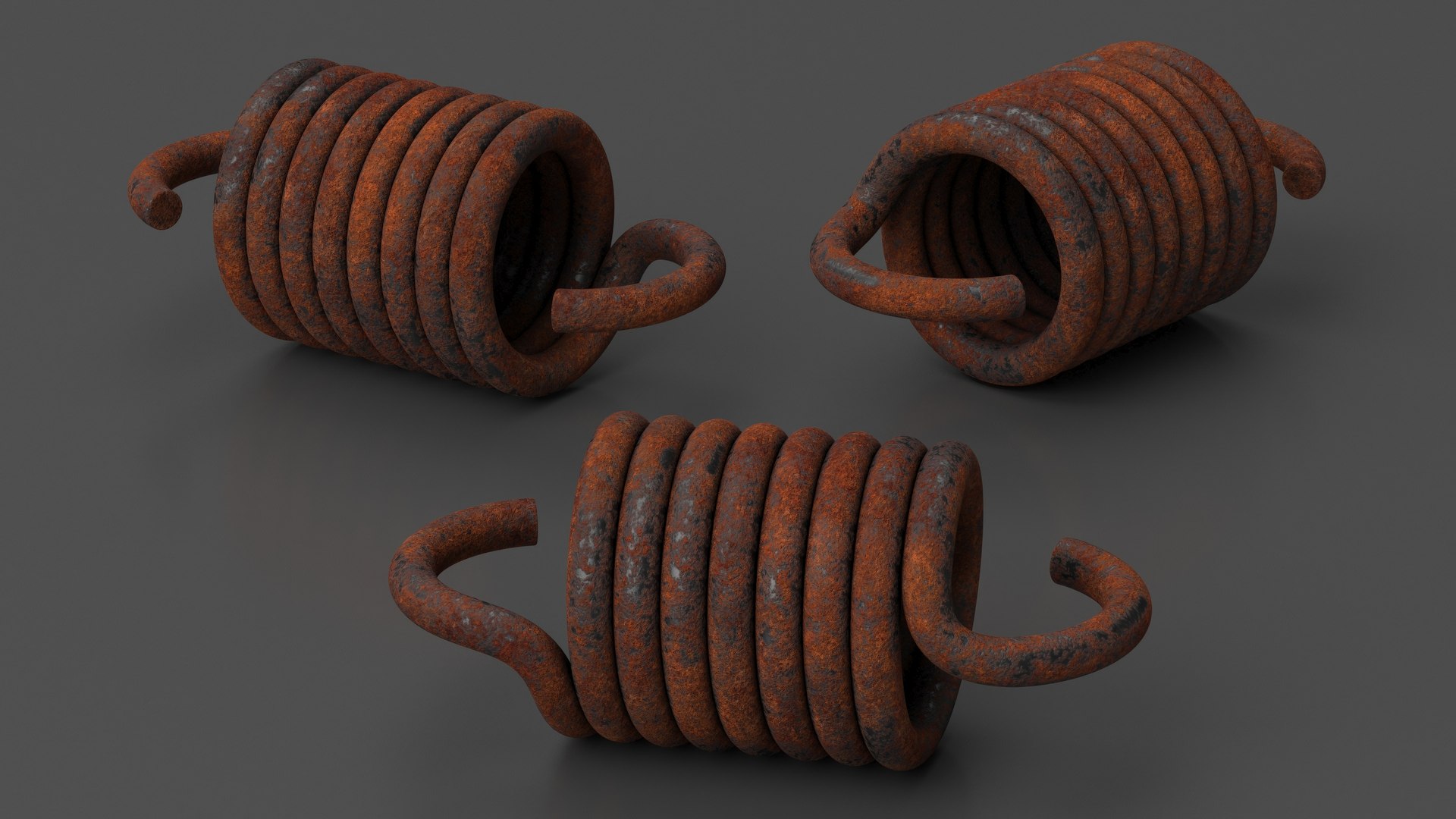 3D Thick Spring Rusty - TurboSquid 2223866