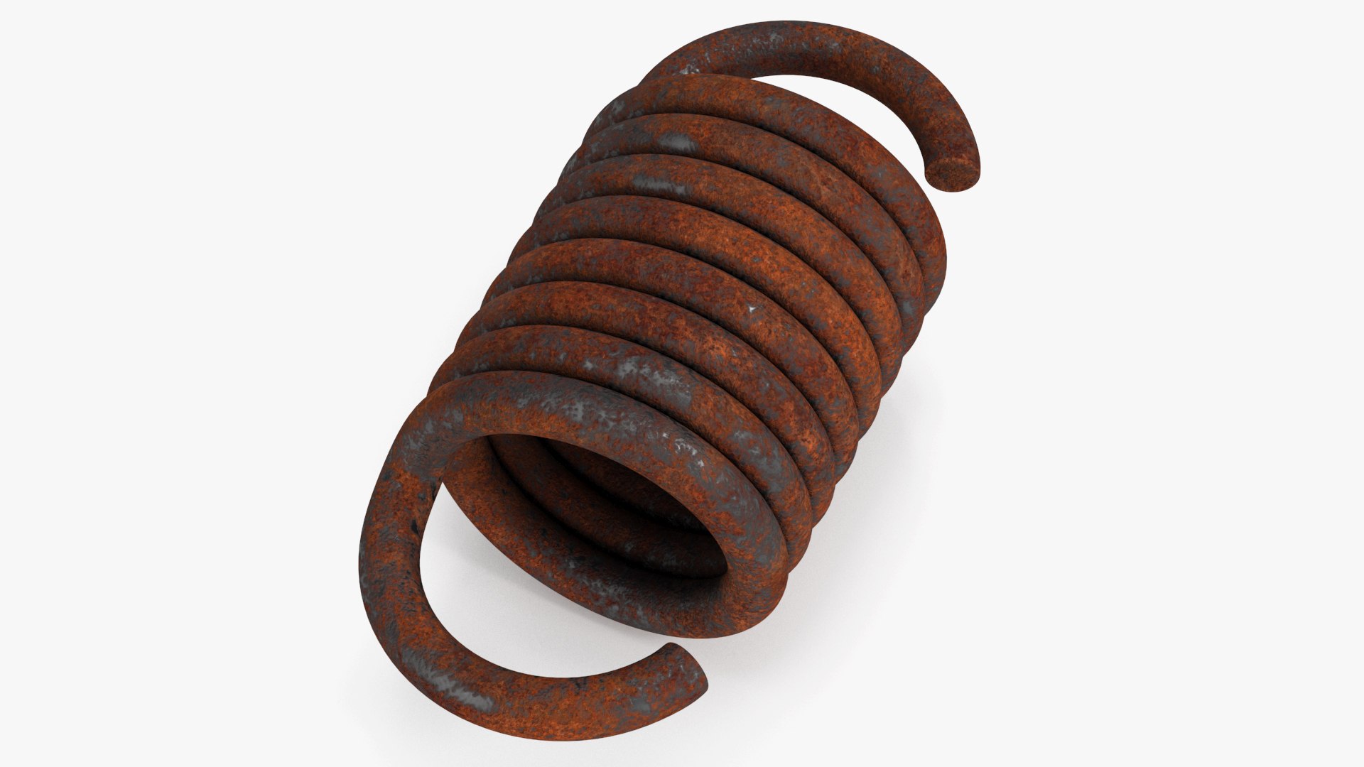 3D Thick Spring Rusty - TurboSquid 2223866