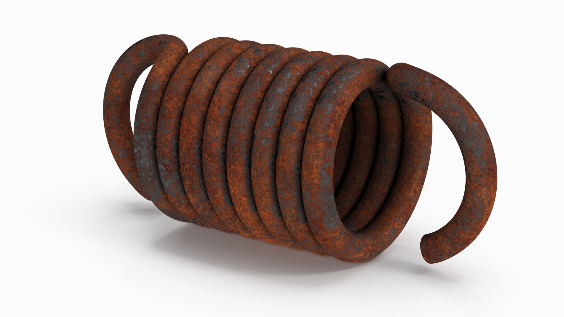 3D Thick Spring Rusty - TurboSquid 2223866
