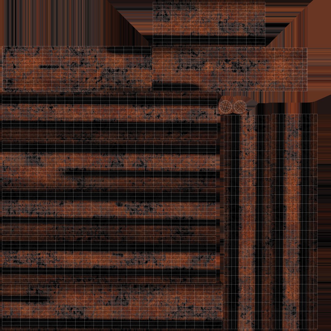 3D Thick Spring Rusty - TurboSquid 2223866