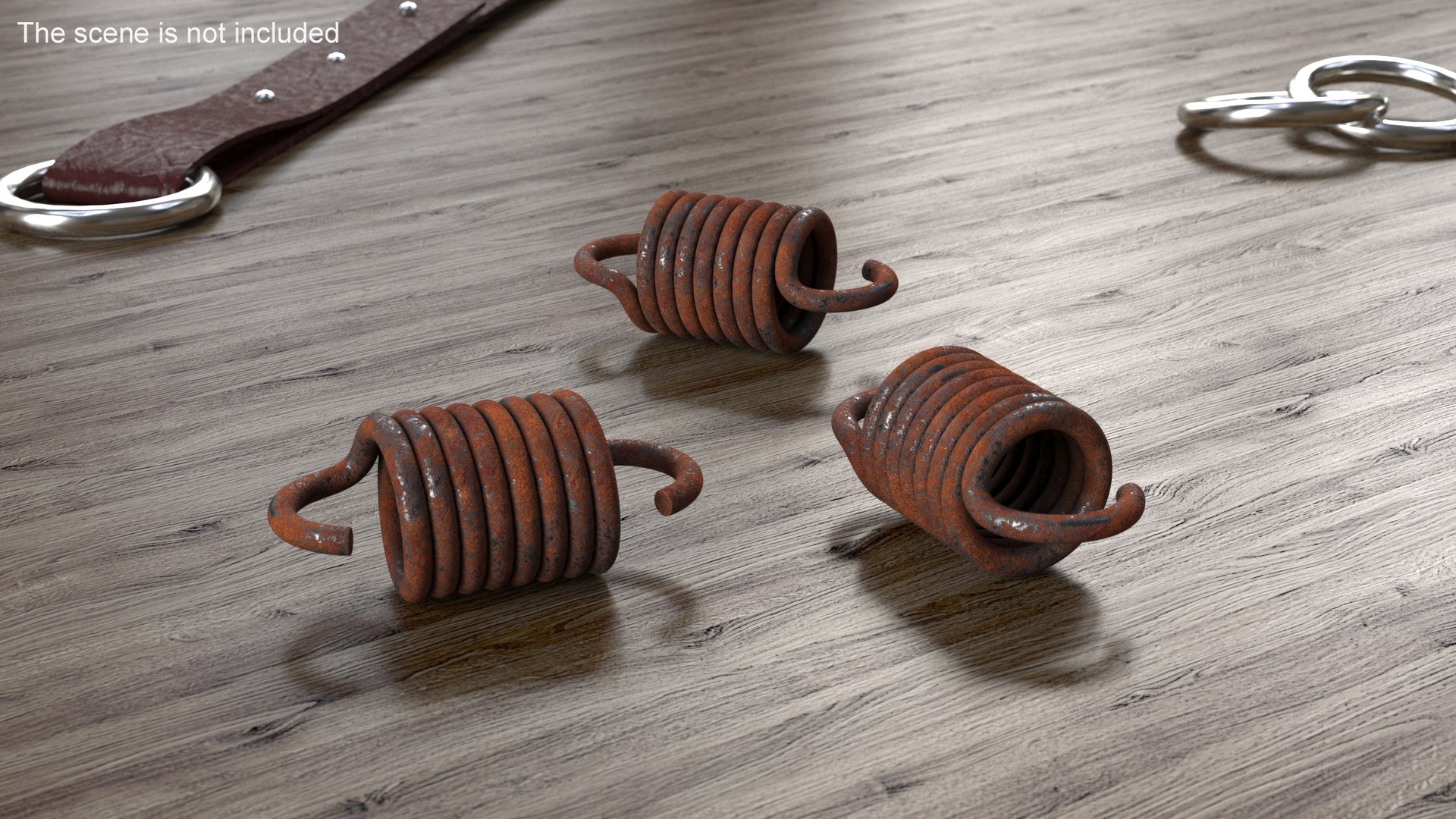 3D Thick Spring Rusty - TurboSquid 2223866