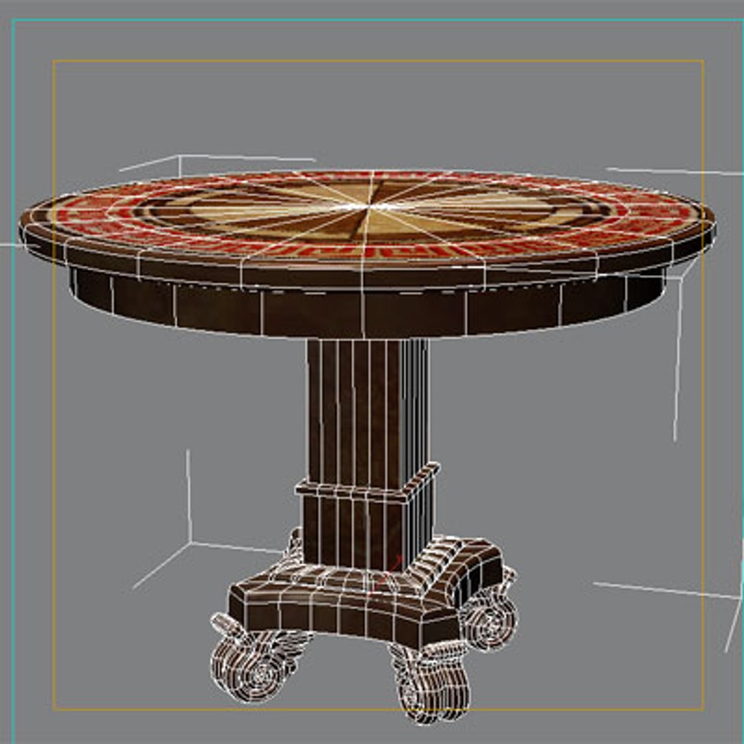 3d Model Coffee Table Inlay