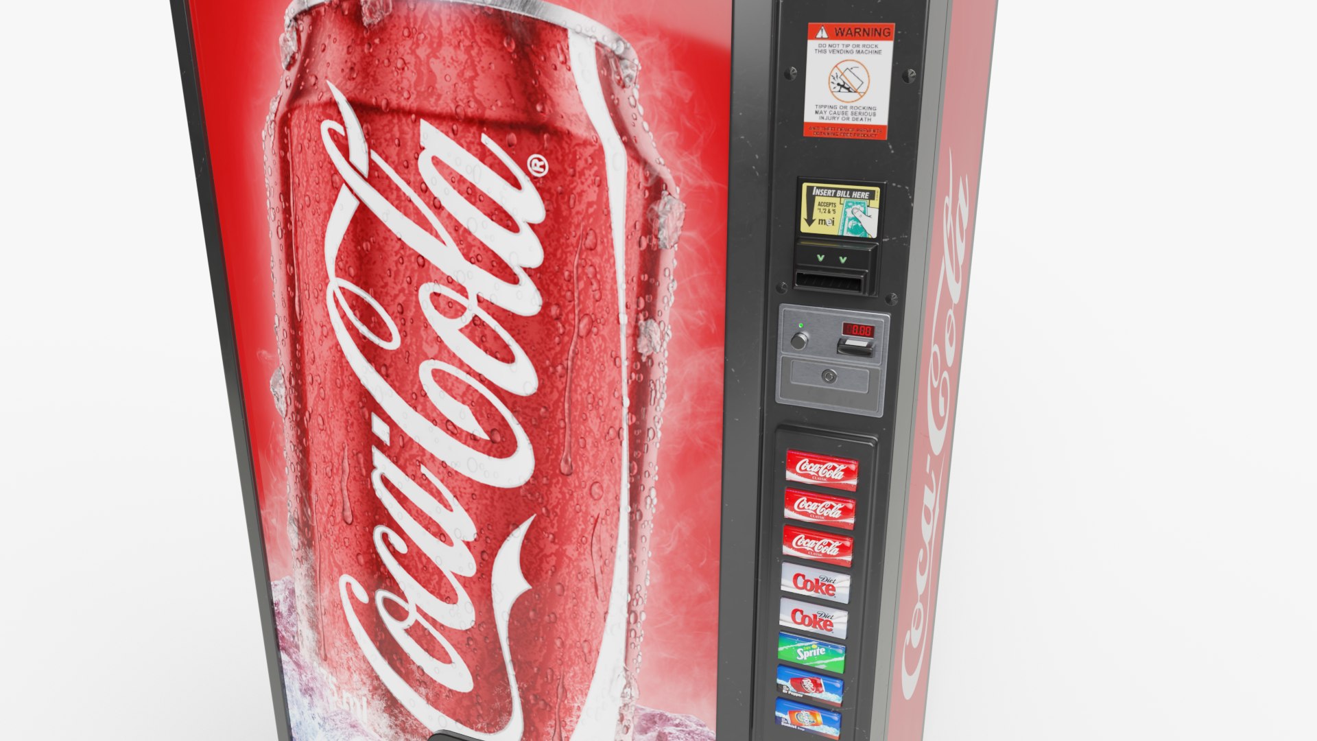 3D Coca-cola Vending Machine - TurboSquid 1600033