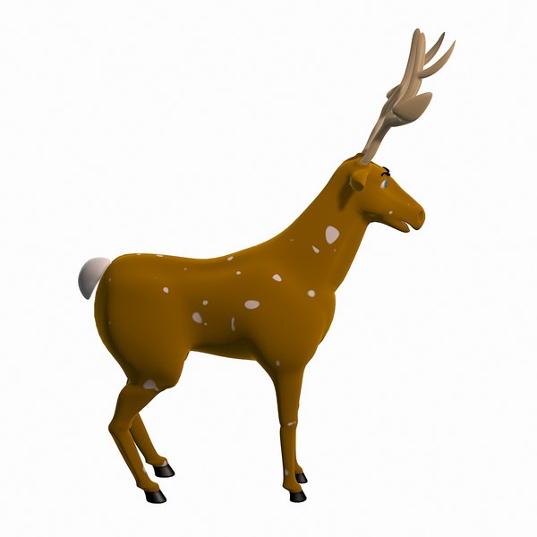 3d max reindeer rigged