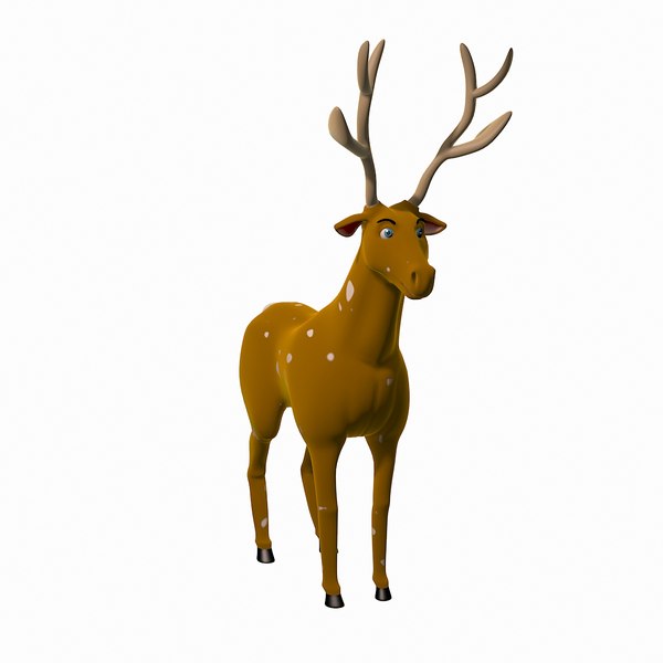 3d max reindeer rigged