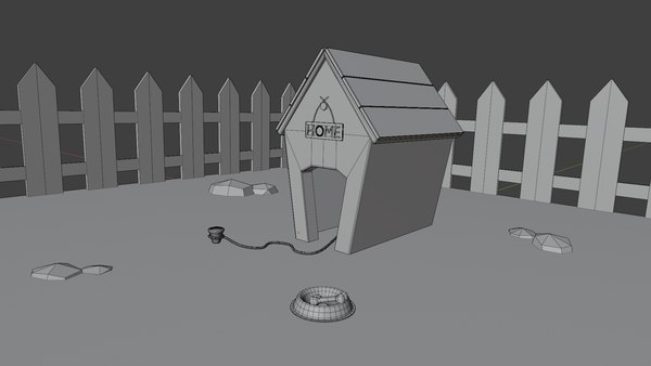 DOG HOUSE 3D CARTOON model - TurboSquid 1753473