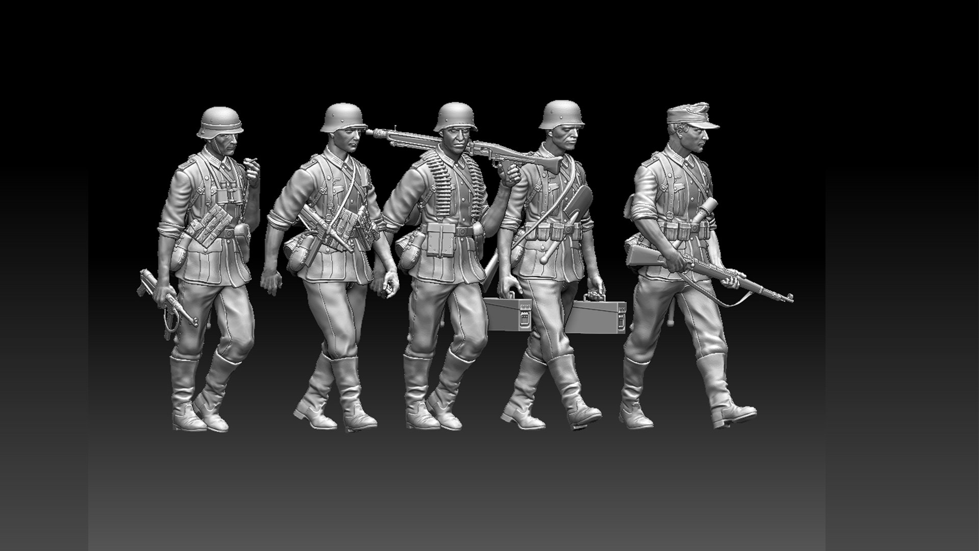 German Soldiers 3D Model - TurboSquid 2012996