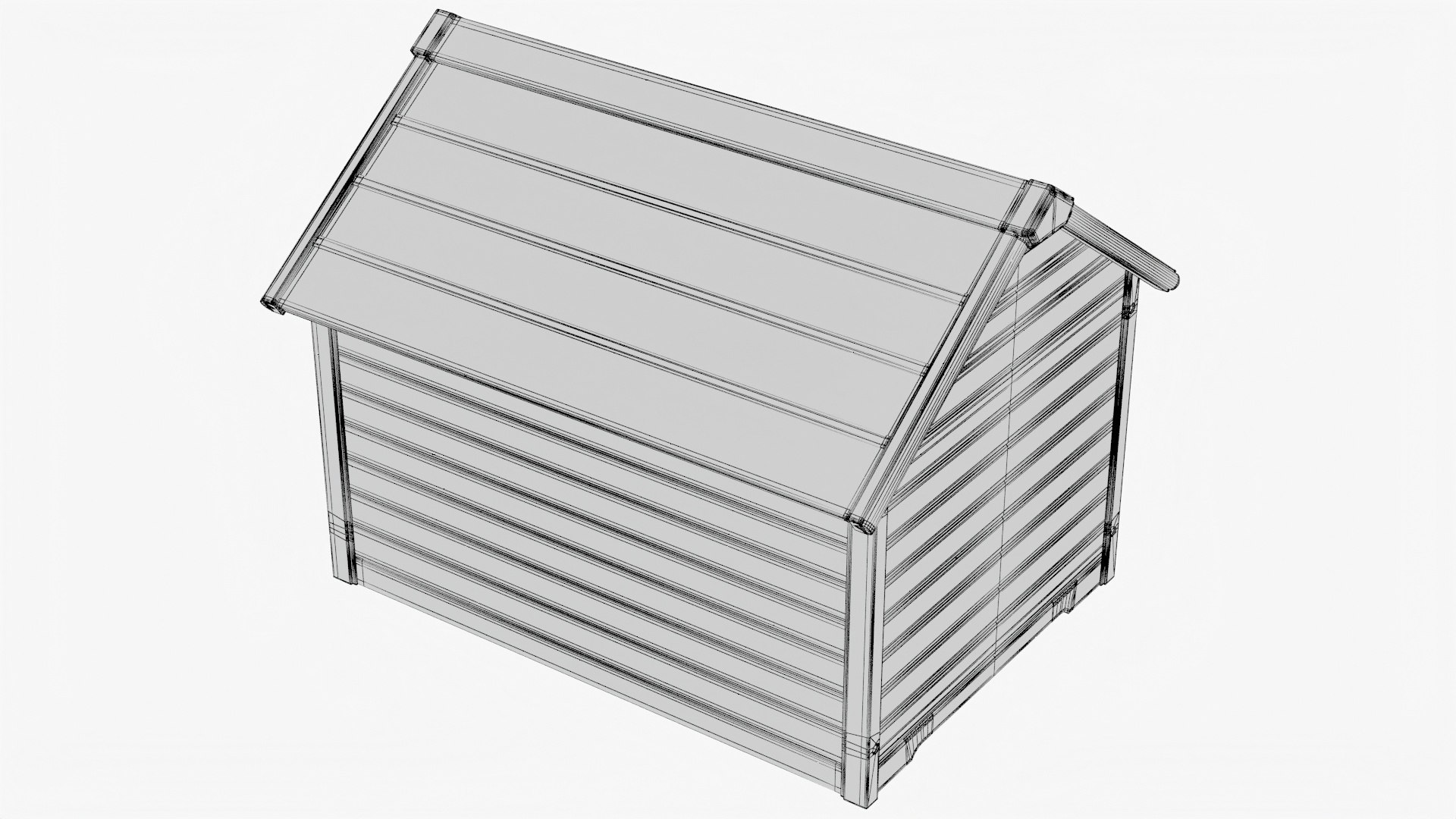 3D Dog House 01 B Model - TurboSquid 2219438
