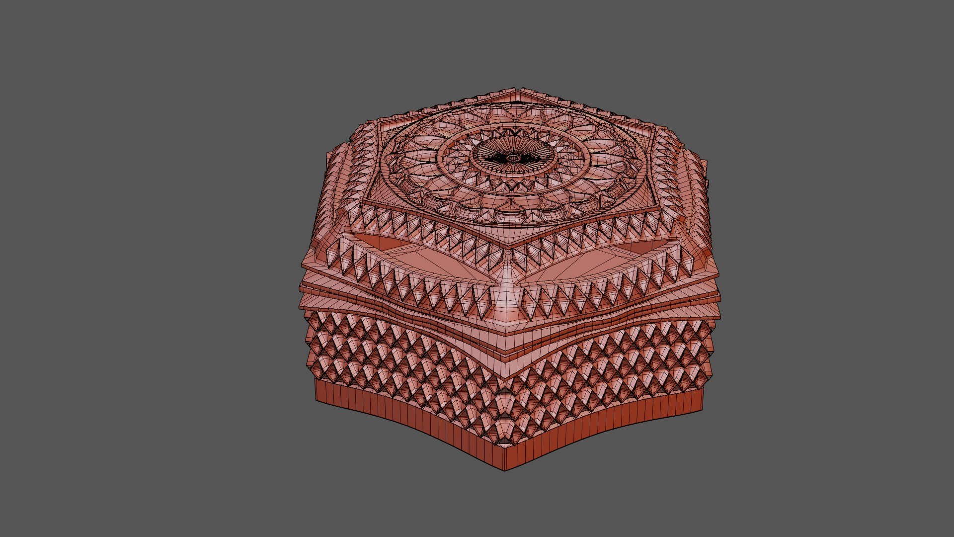 3D box jewelry wood - TurboSquid 1677365