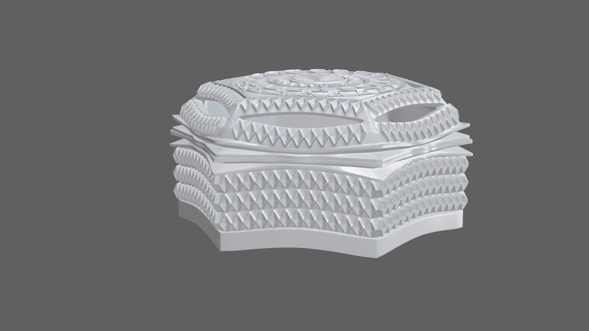 3D box jewelry wood - TurboSquid 1677365