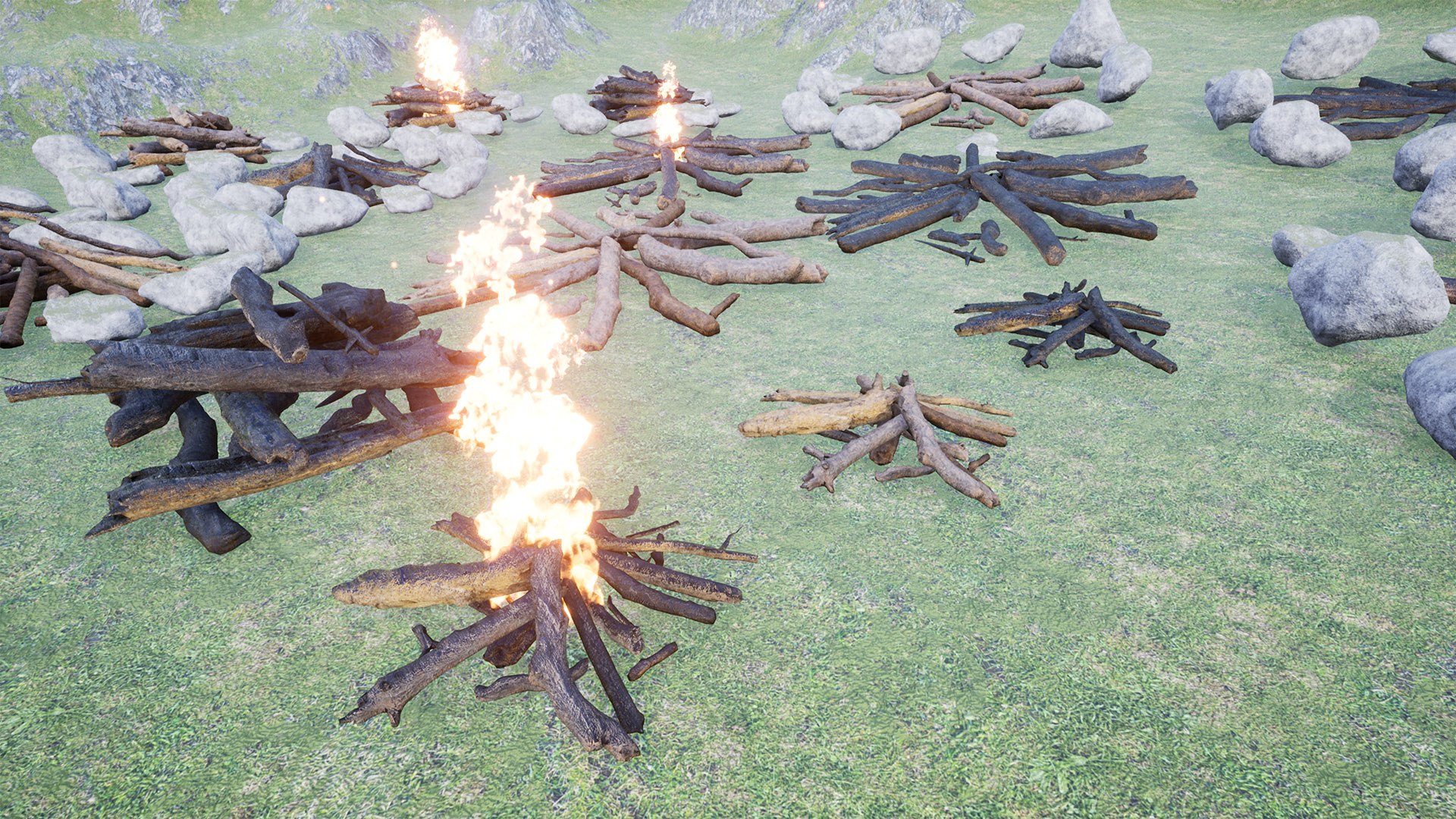 3D Ultimate Campfires Package 42 Assets Model - TurboSquid 1984551