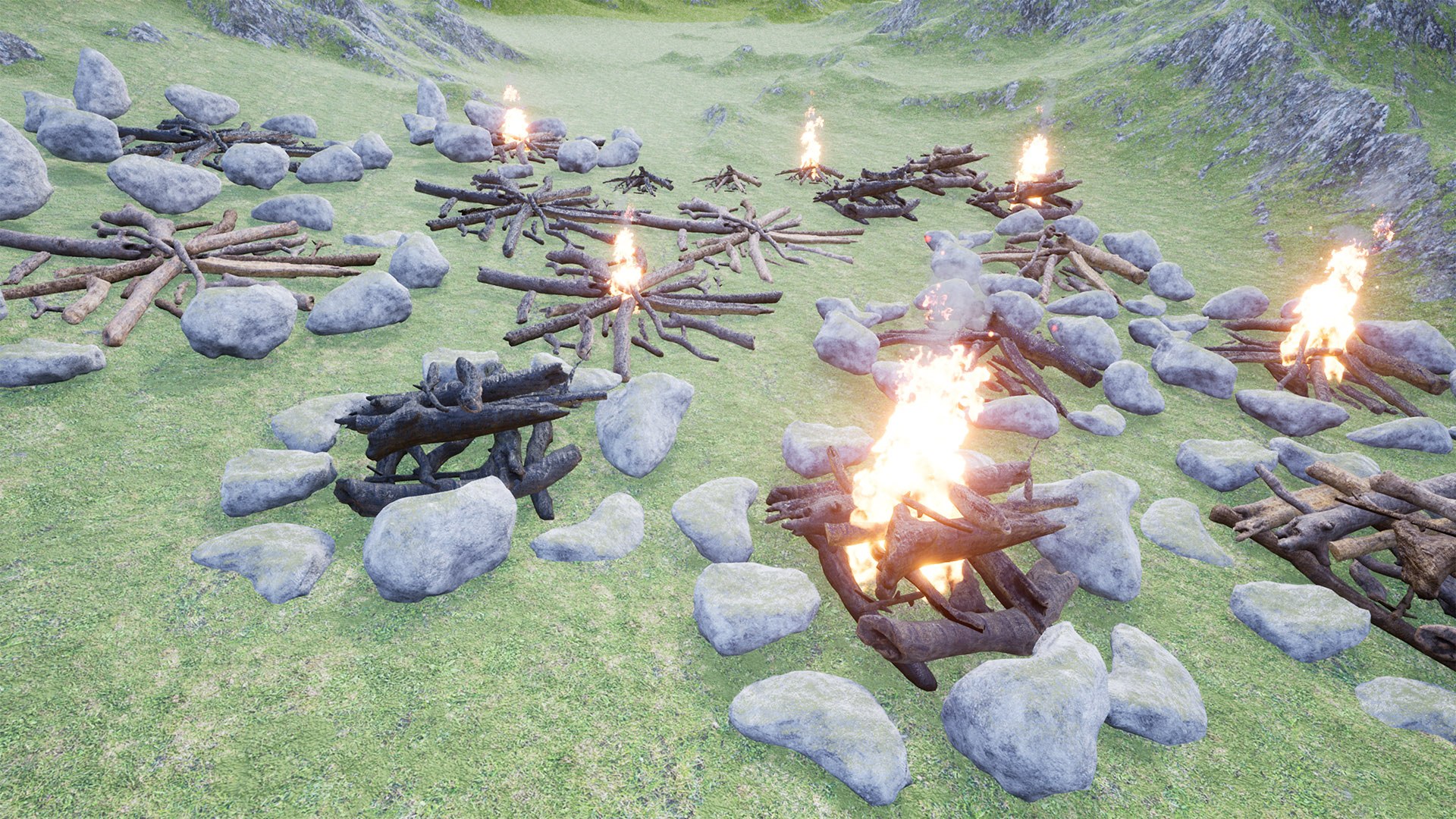 3D Ultimate Campfires Package 42 Assets Model - TurboSquid 1984551