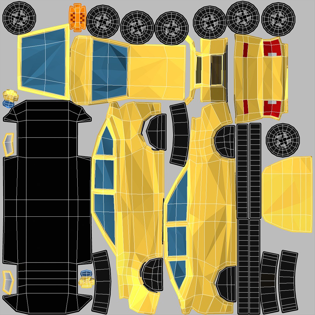 Low Poly Stylized Model Taxi 3D Model - TurboSquid 2273251