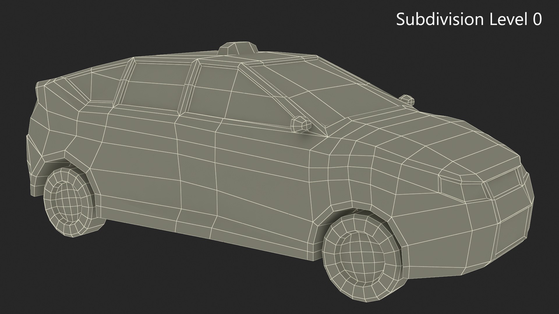 Low Poly Stylized Model Taxi 3D Model - TurboSquid 2273251