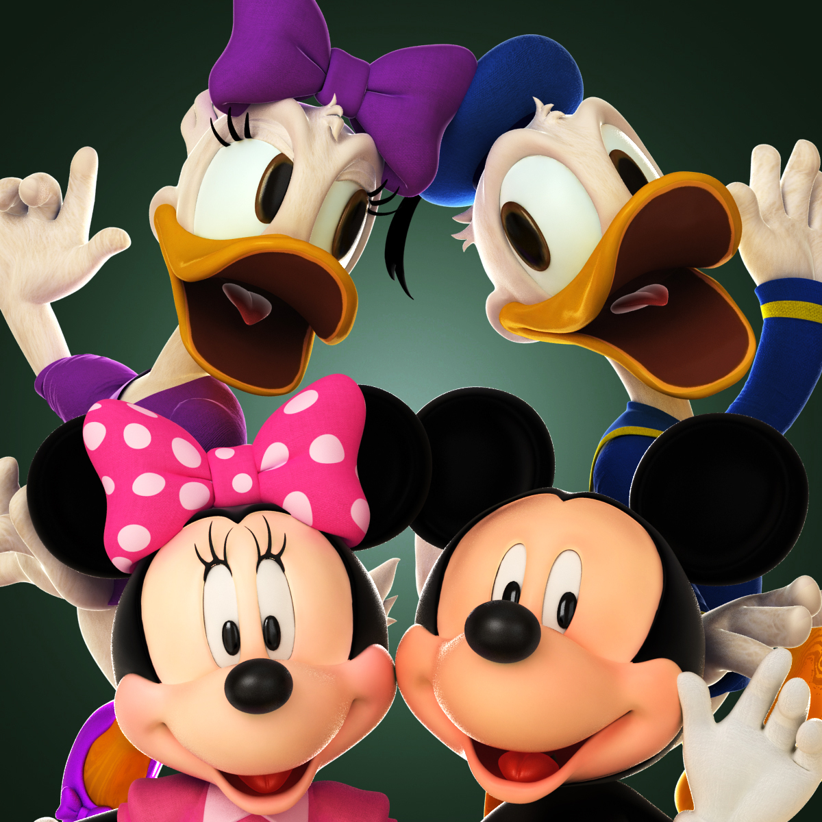 Characters cartoons 3D model - TurboSquid 1179014