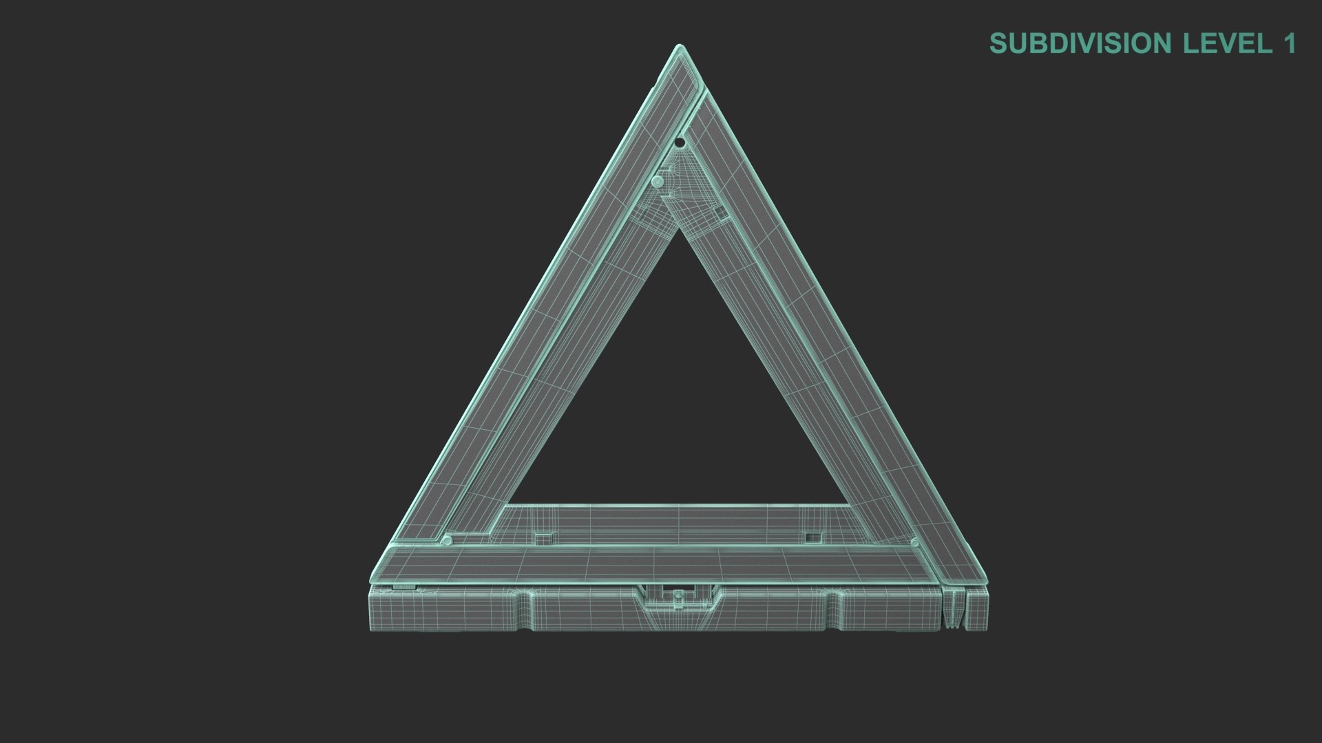 3D model Warning Sign - TurboSquid 1845634