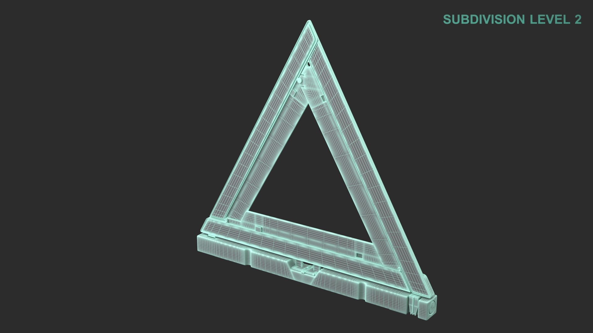 3D Model Warning Sign - TurboSquid 1845634