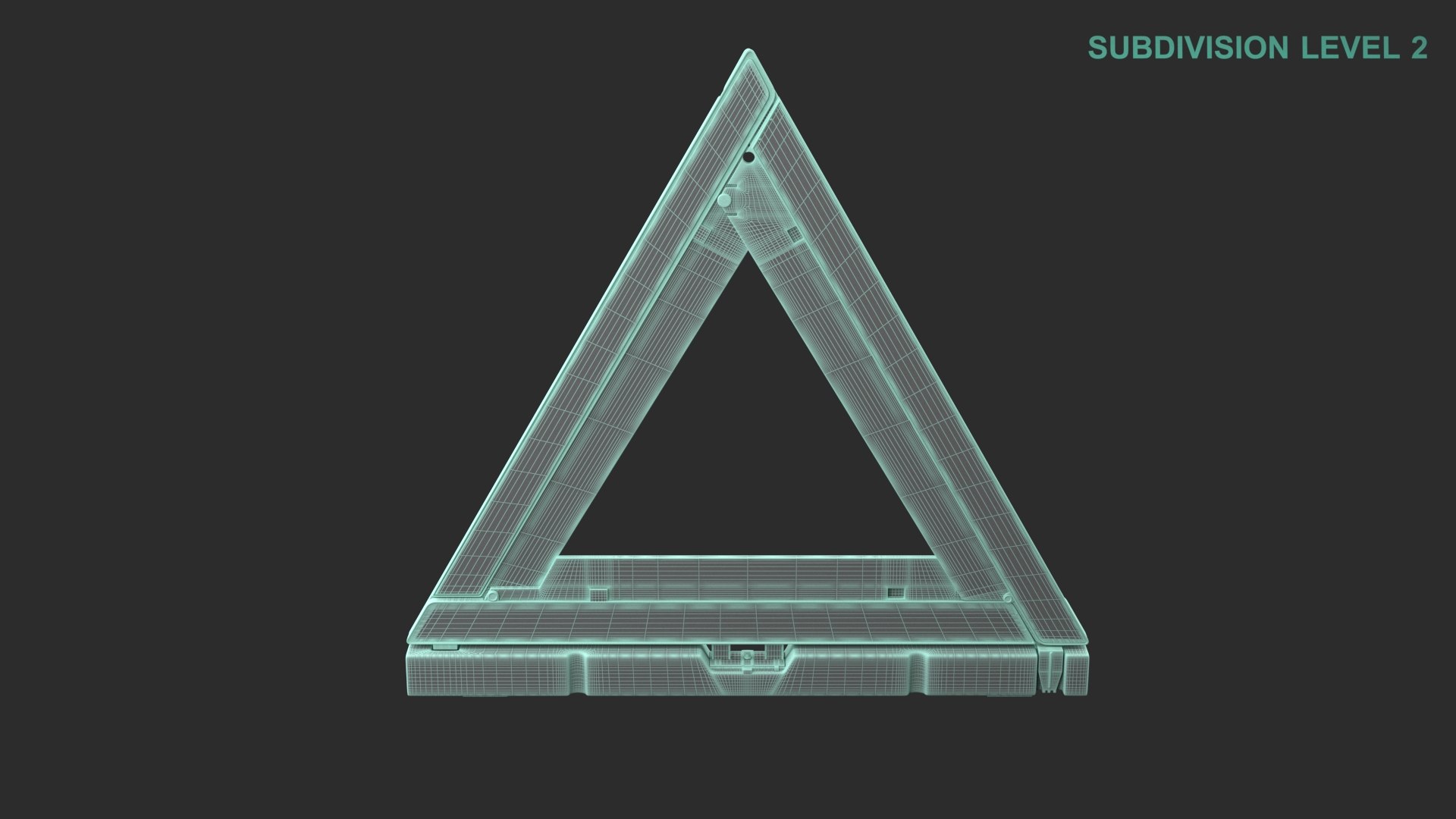 3D Model Warning Sign - TurboSquid 1845634