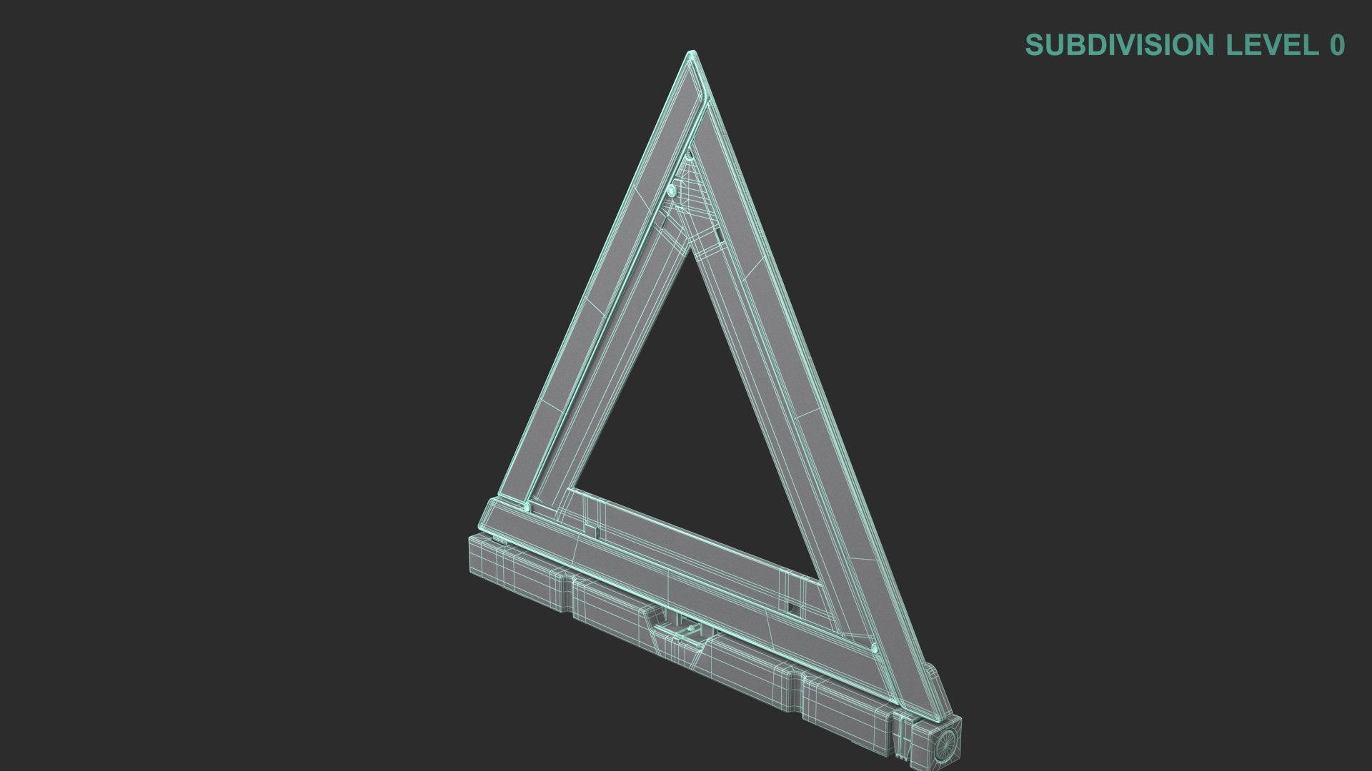 3D model Warning Sign - TurboSquid 1845634