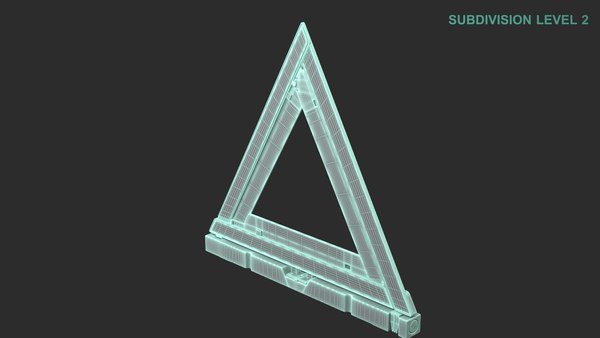 3D model Warning Sign - TurboSquid 1845634