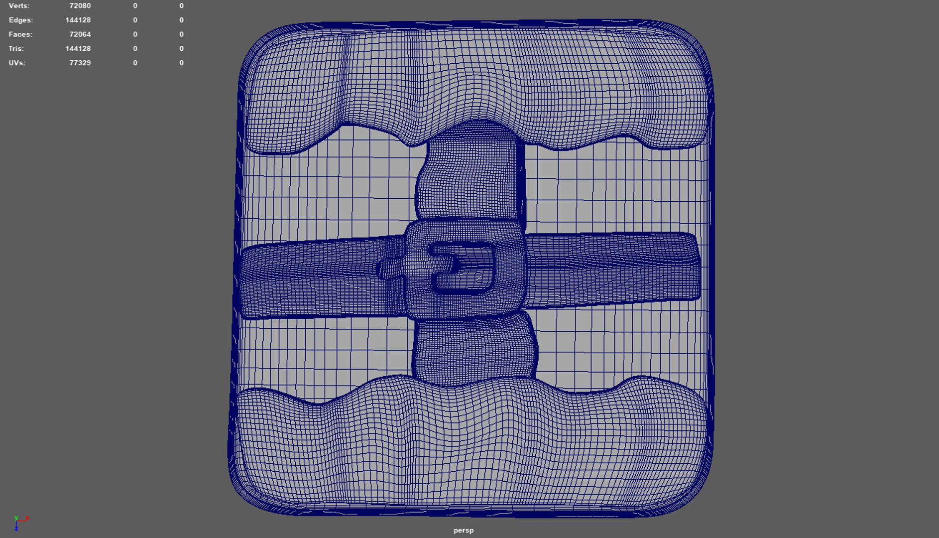 3D Model Santa Claus Cookie Christmas - TurboSquid 1983698