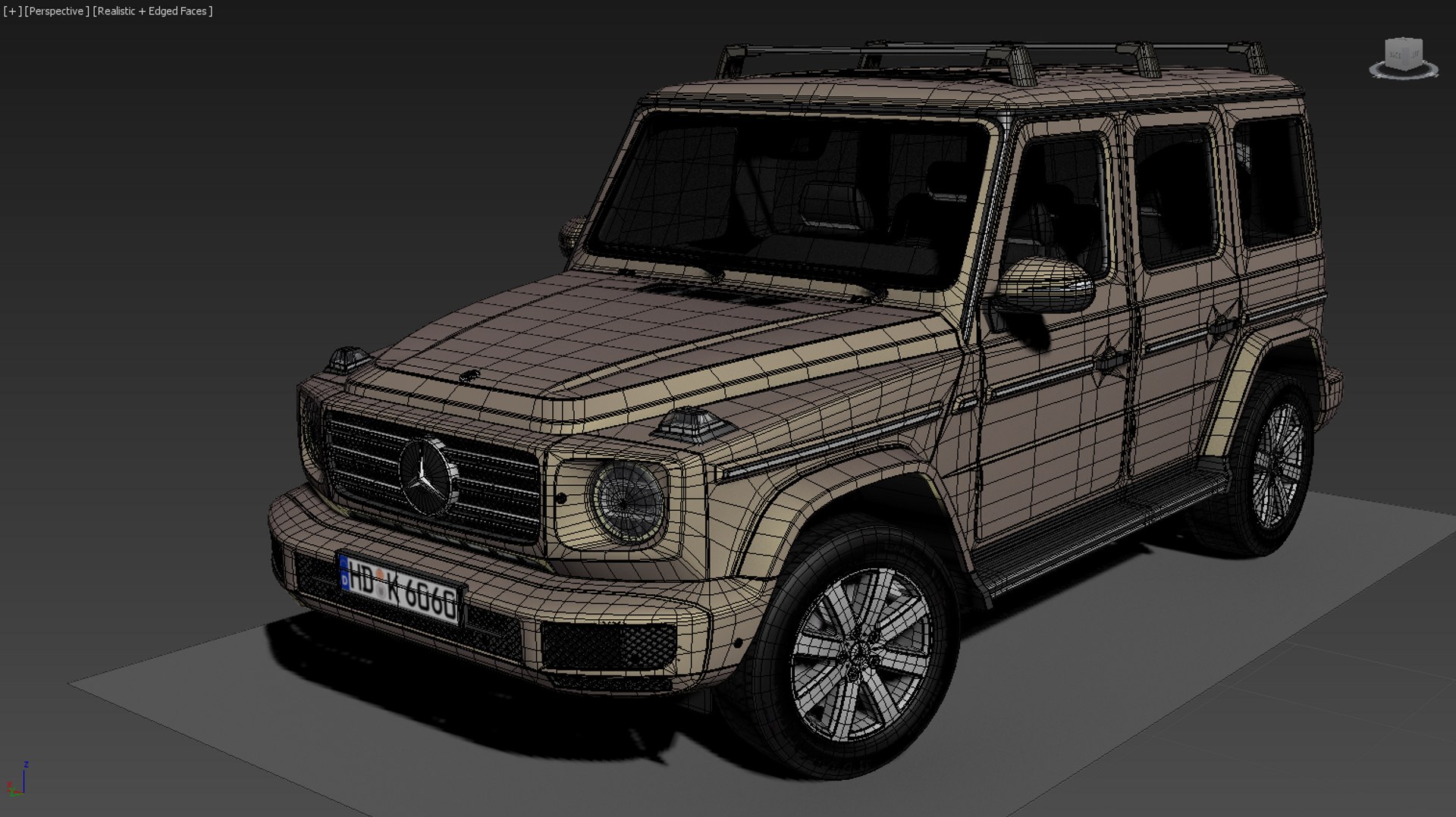 3D Mercedes-benz G-class 2018 Model - TurboSquid 1285124