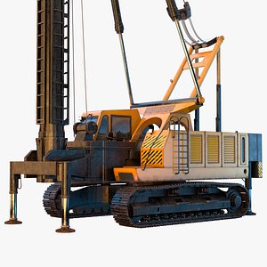 pile driver 3d model