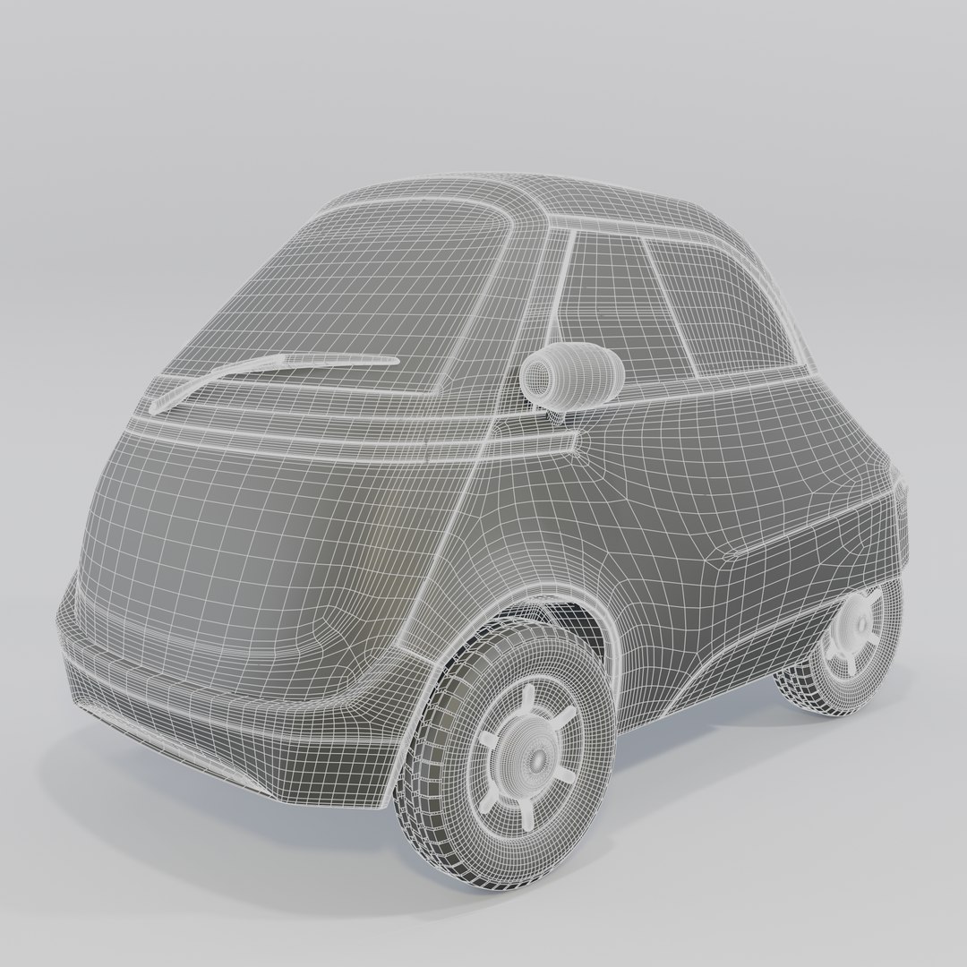 3D Model Microlino Electric Scooter Car Orange - TurboSquid 2197363